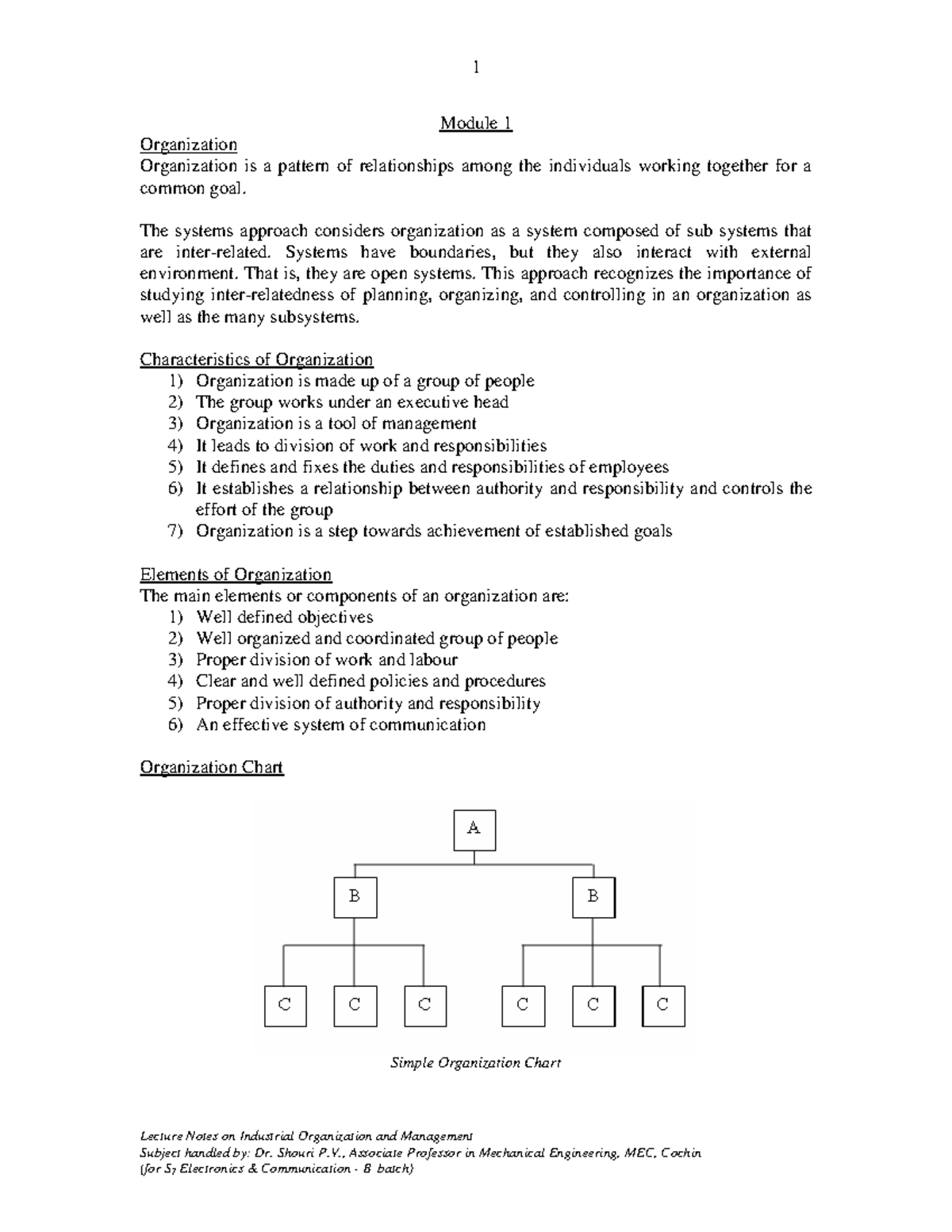 432412195 Principles of Management Notes - Lecture Notes on Industrial ...