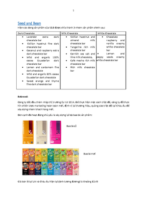 Case Study Seed and Bean first - Seed and Bean: Context: Stephen Rudkin ...