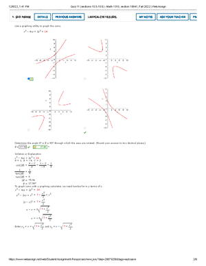 Math 1310 - 10.6 Parametric Equations - EN adcapron@miners.utep (Sign ...