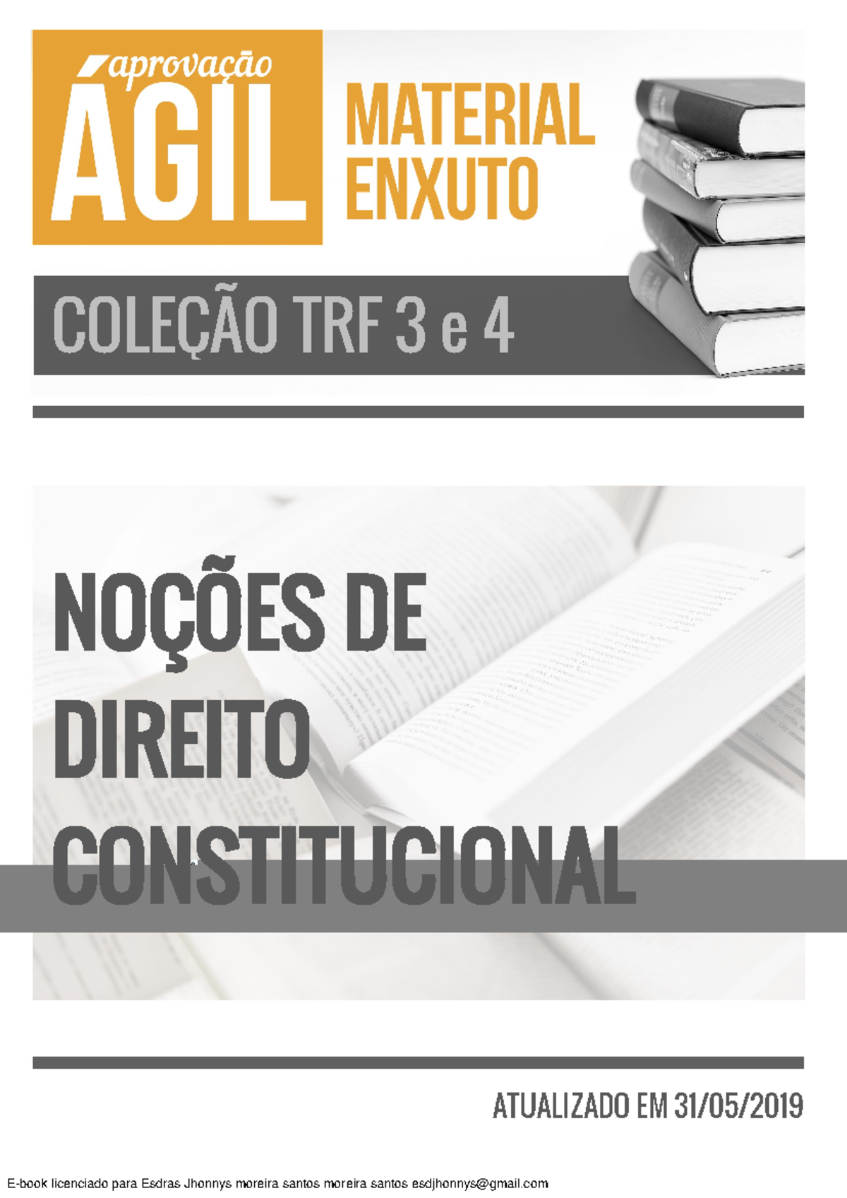 Noçoes de direiro constitucional - TRF 3-4 - NOÇÕES DE DIREITO ...