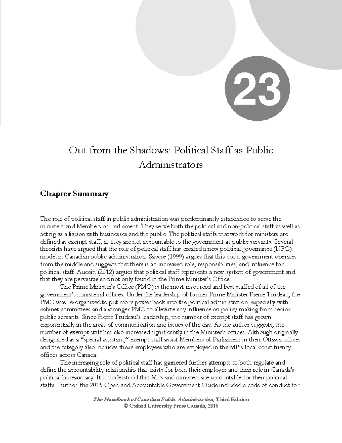 Chapter 23 SSG - hrthehsthr - The Handbook of Canadian Public ...