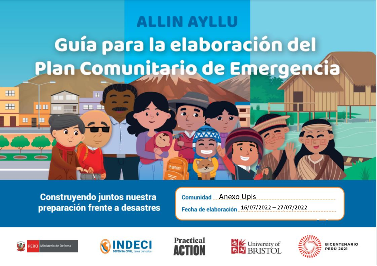 PLAN Comunitario DE Emergencia Anexo UPIS - Anexo Upis 16/07/2022 – 27/07/ Plan Comunitario de ...