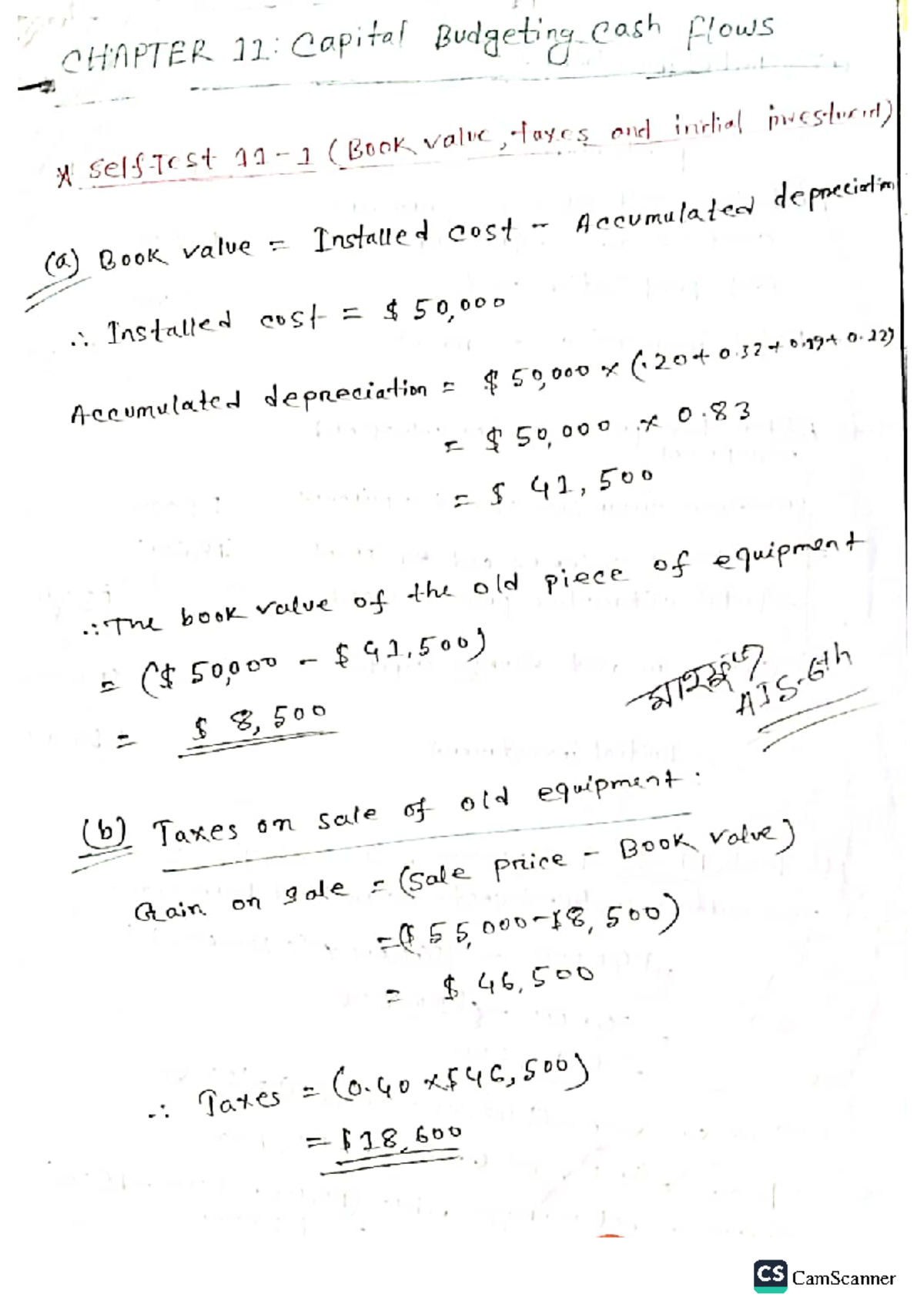 Chapter 11 & 12 solution (Financial Management-II) - CHAPTER 11 ...