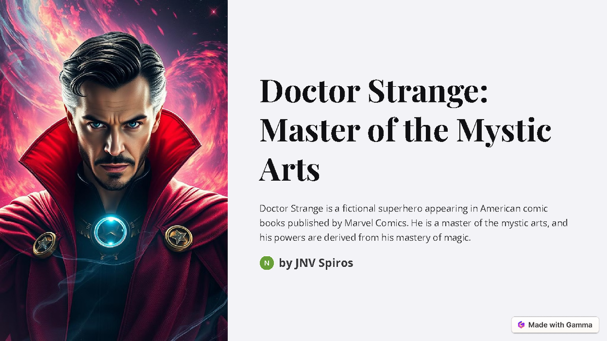 Doctor Strange Master of the Mystic Arts - Doctor Strange: Master of ...