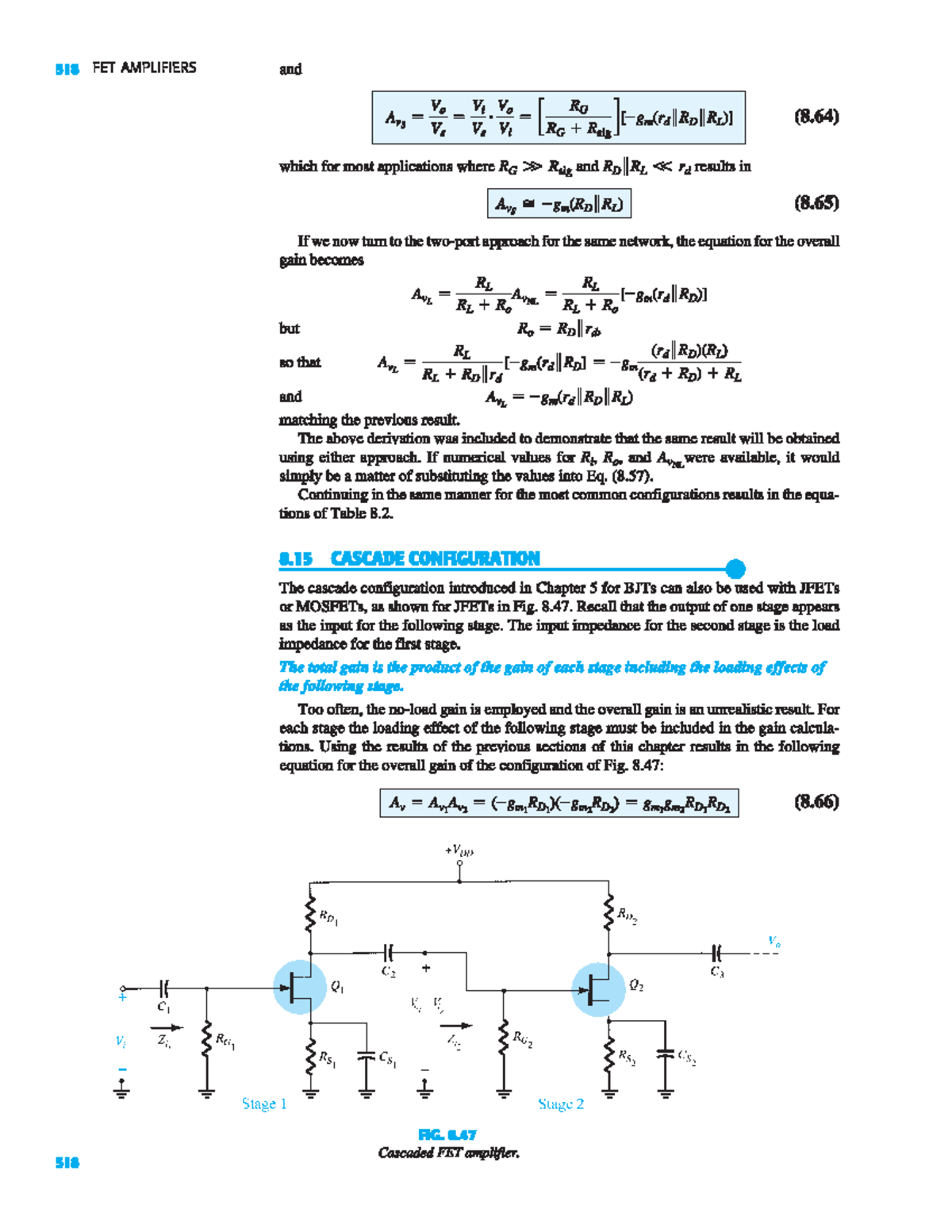 Cascade Configuration - Electronic Circuit: devices and analysis - Studocu