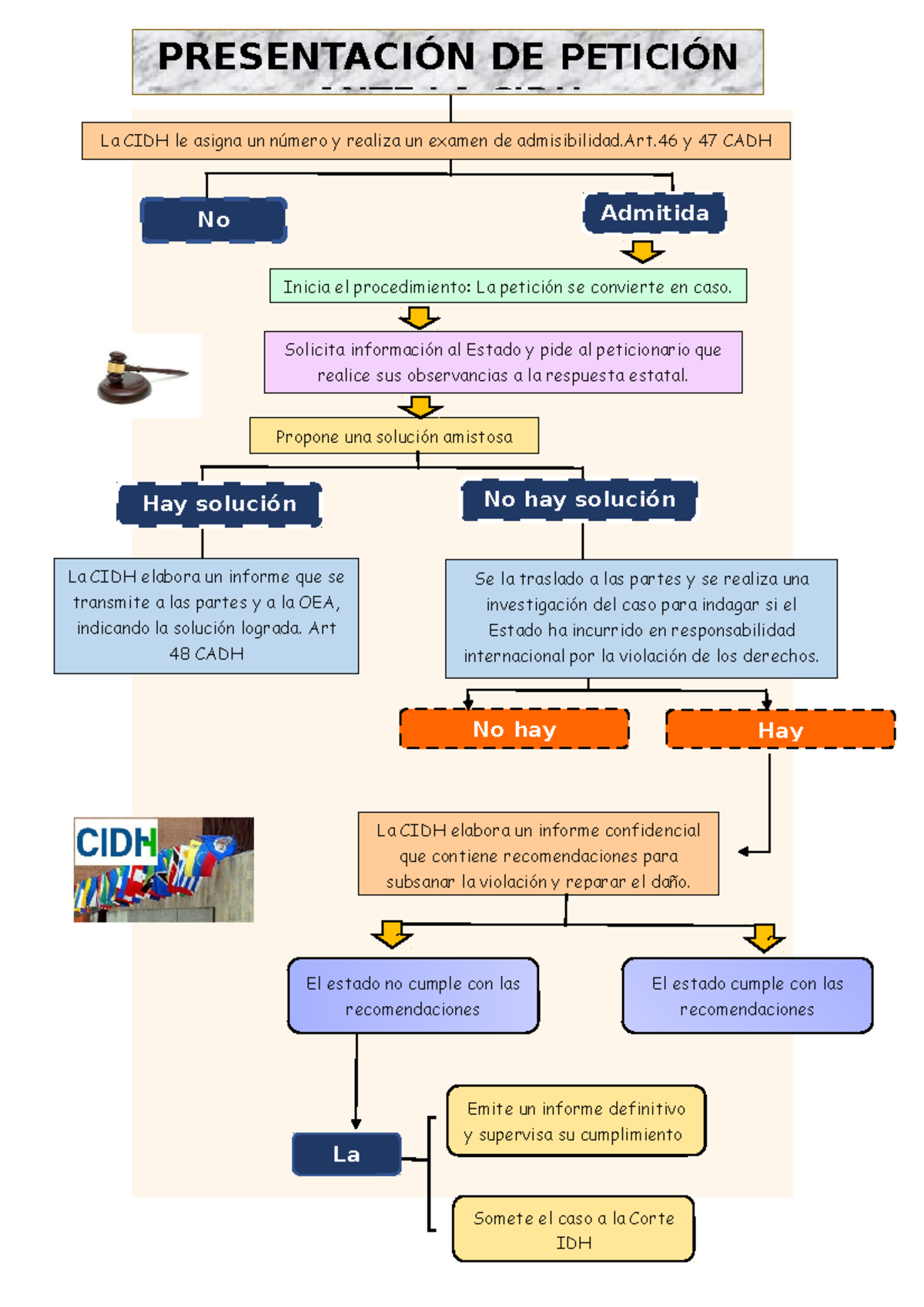 Organizador visual de la Comisión Interamericana de Derechos Humanos - PRESENTACIÓN DE PETICIÓN ...