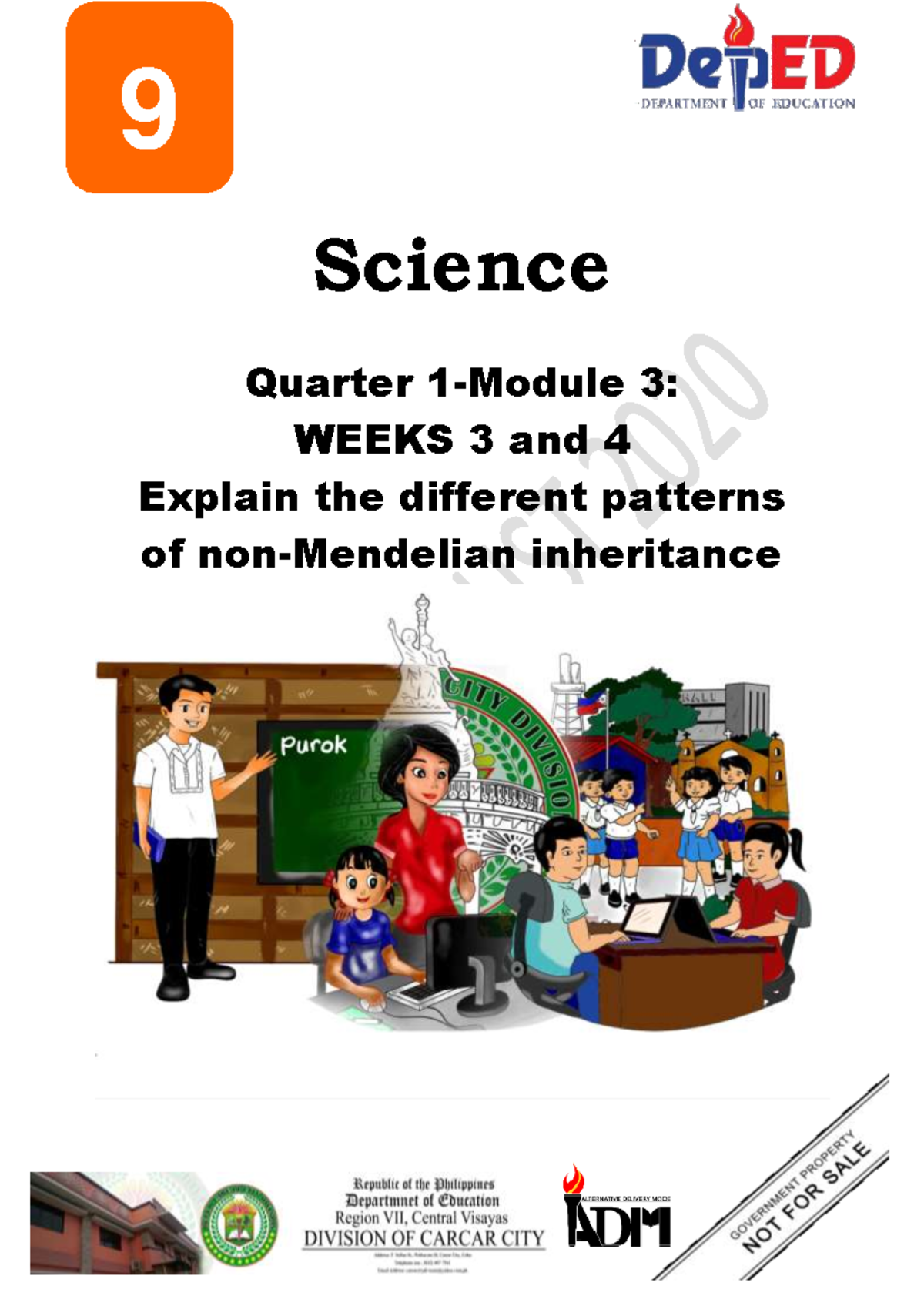 Copy of Science -9 SLM Q1 W3-4 M3 V1 - 9 Science Quarter 1-Module 3: WEEKS 3 and 4 Explain the ...