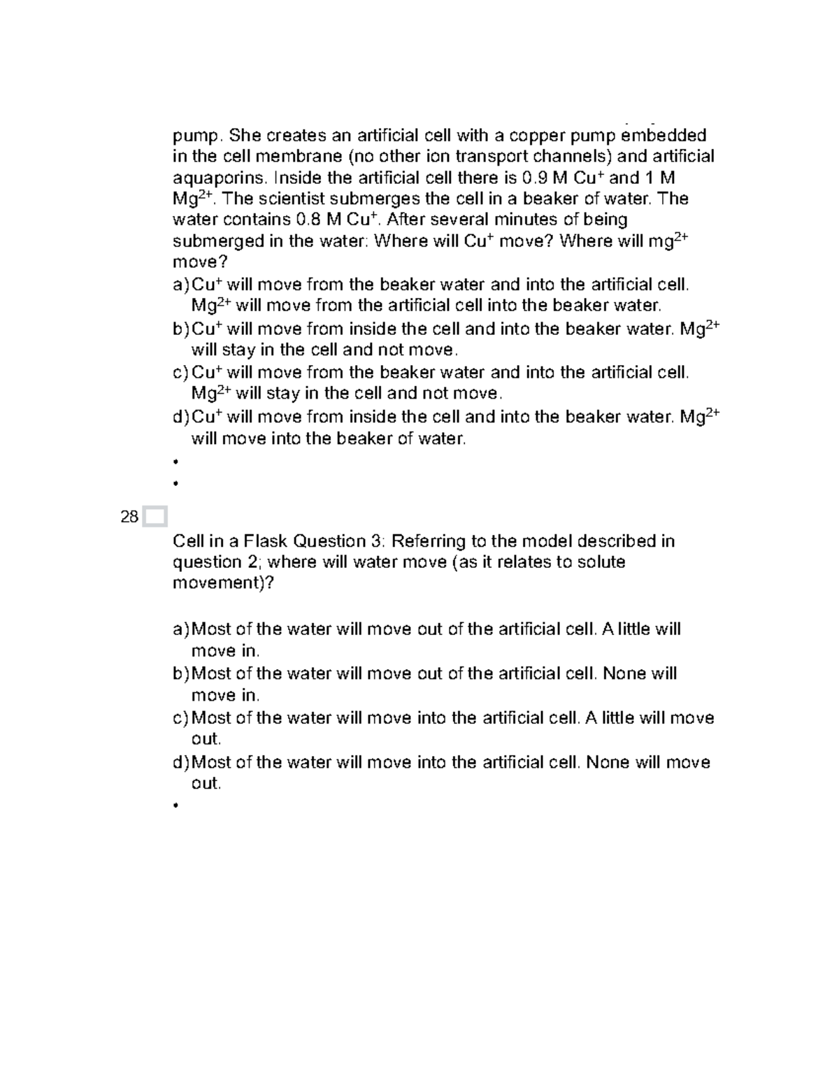 6``7 - Membrane Transport Notes - into liver cells from the ...