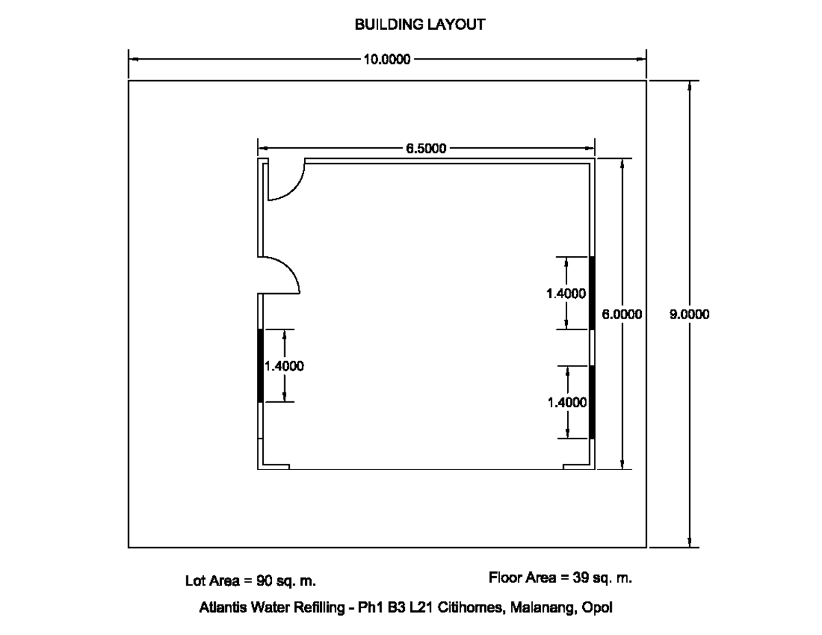 Atlantis Water Refilling - Site Devt - BS in Civil Engineering - Studocu