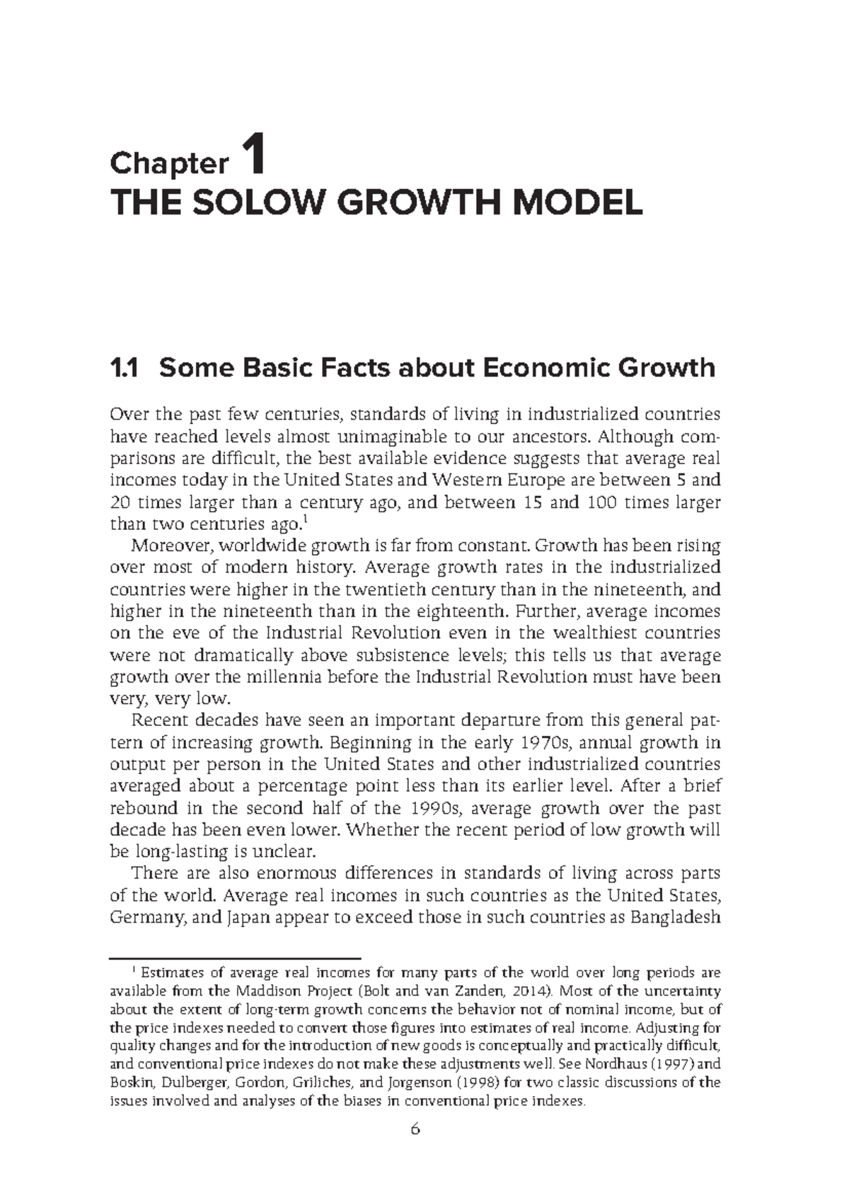 CHAP 01 - THE Solow Growth Model - Chapter 1 THE SOLOW GROWTH MODEL 1 ...