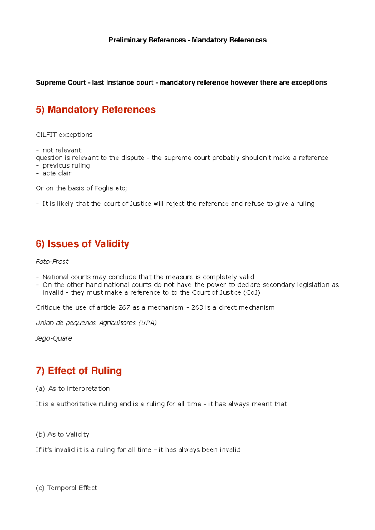 PR Mandatory - Lecture notes 3 - Preliminary References Mandatory ...