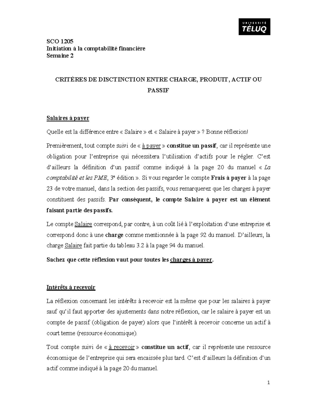Sco1205 sem2 lect comp - Pour le cours SCO 1205 Lectures complémentaire ...
