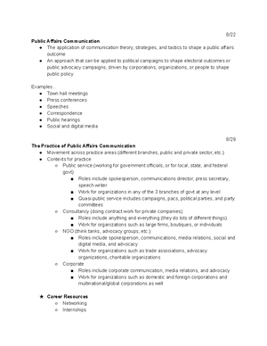 GOTV grassroots - Professor Watson, uga lecture notes, intro to public ...