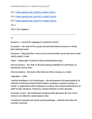 Economics Personal Finance Honors Pacing Guide - Honors Economics ...
