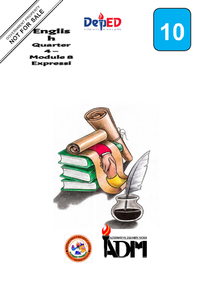 ENG10-Q4-MOD1 - English 10 - English Quarter 4 – Module 1: Distinguish ...