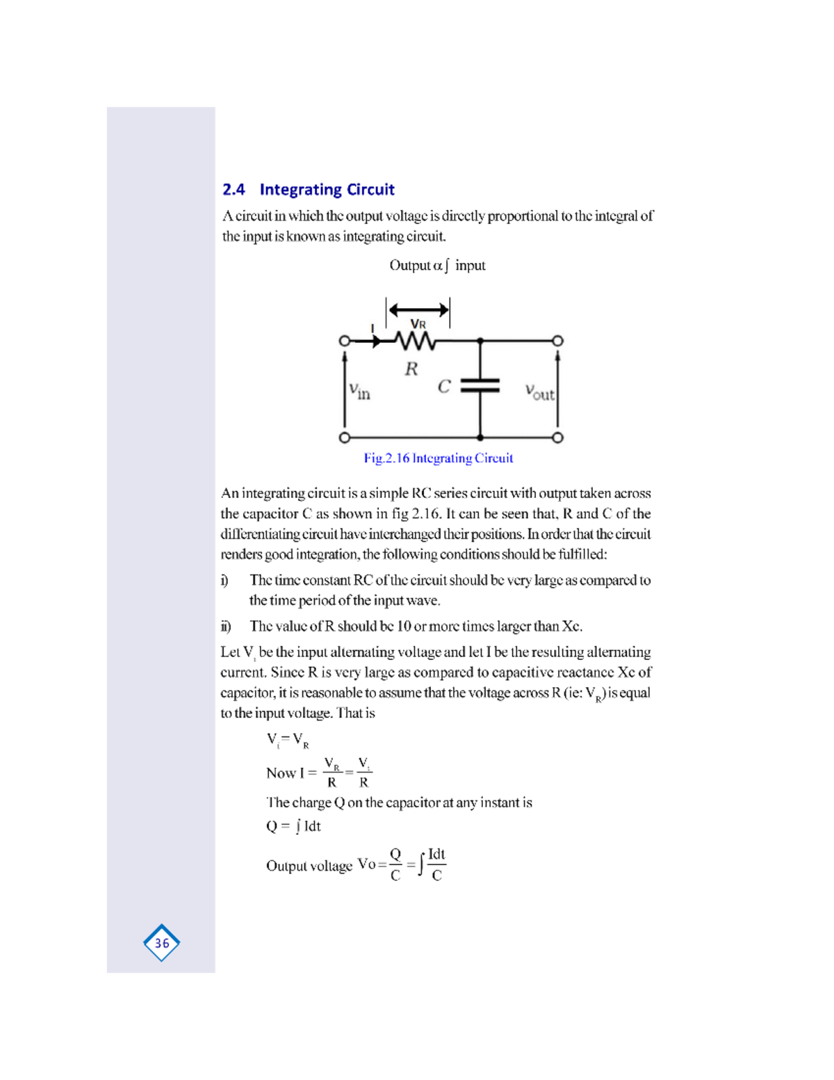 Integrating circuit,op amp circuits(voltage follower,adder circuit ...