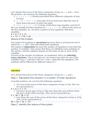 [Solved] Daniel takes pleasure in experimenting with various kinds of ...