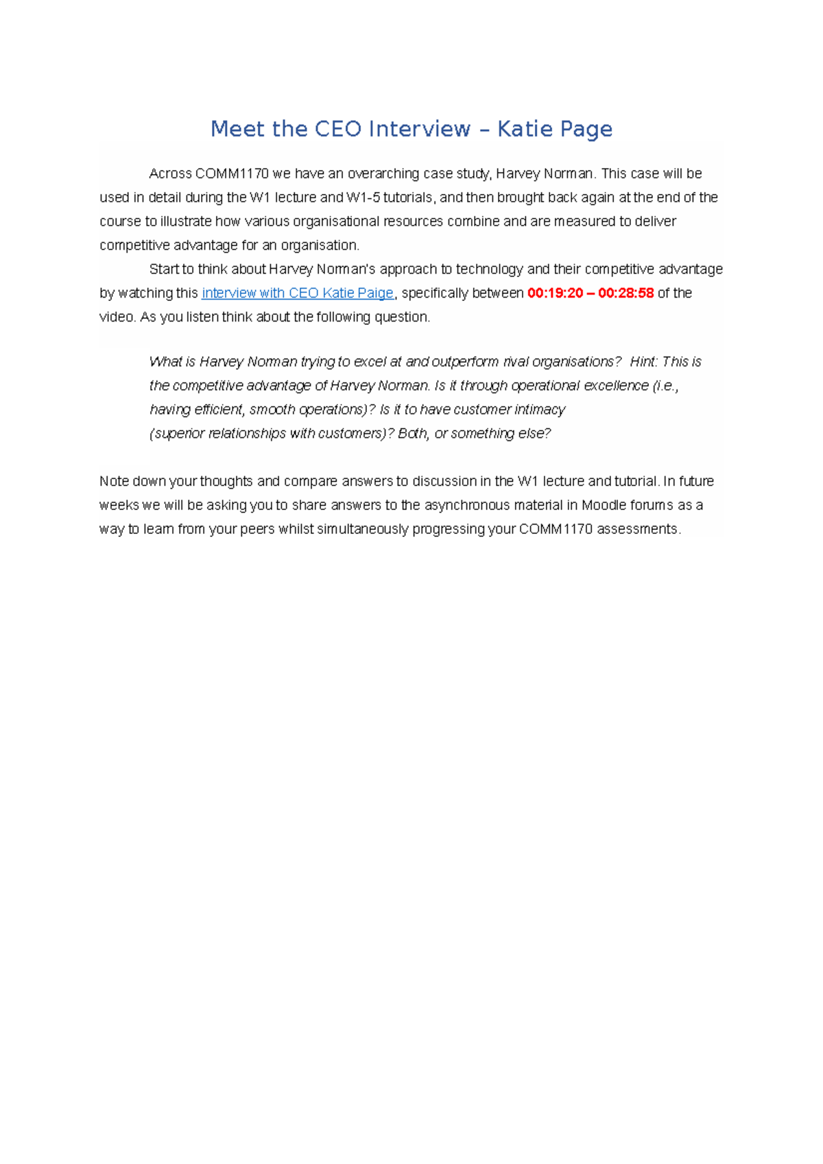Meet the CEO Interview - Katie Page - Meet the CEO Interview – Katie ...