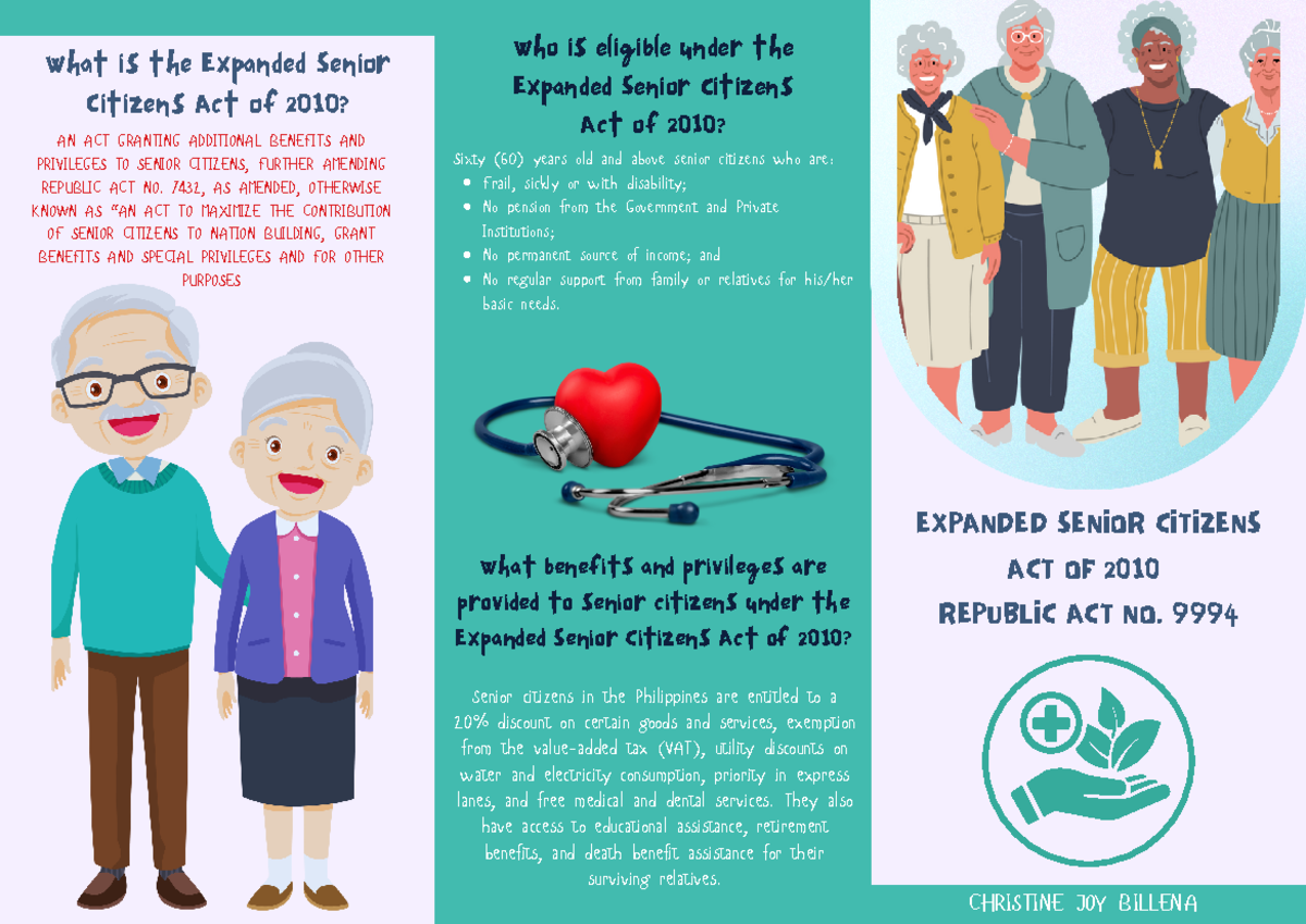 Brochure - Vffcccsdf - EXPANDED SENIOR CITIZENS ACT OF 2010 REPUBLIC ...