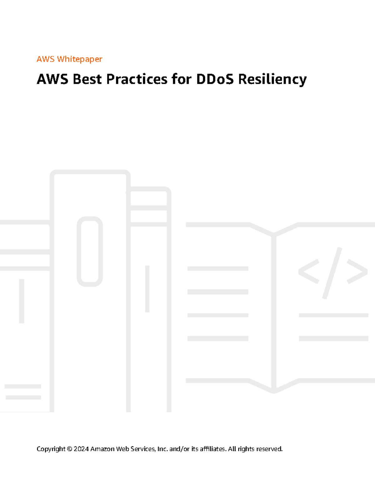 AWS Best Practices for DDo S - AWS Whitepaper AWS Best Practices for DDoS Resiliency Copyright ...