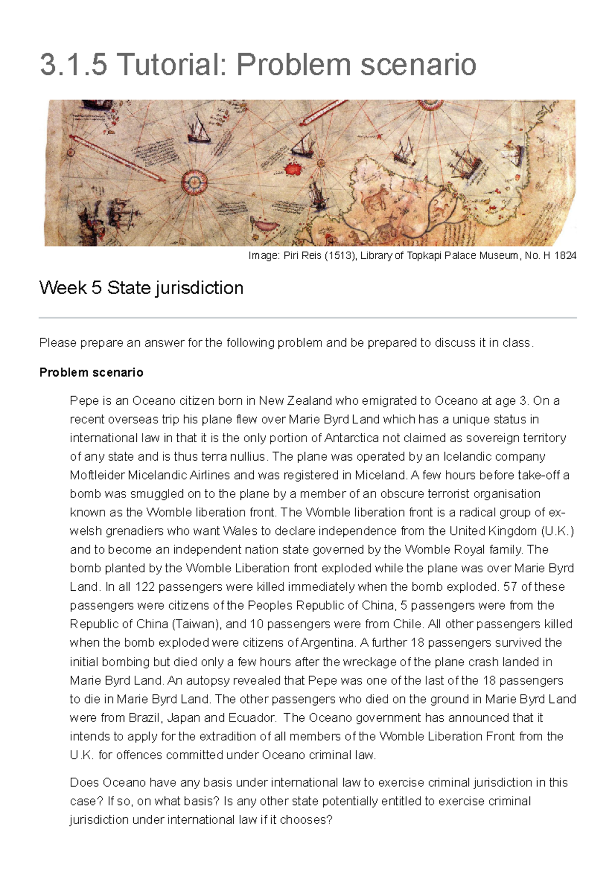 3.1.5 Tutorial Problem scenario 70108 Public International Law - Autumn ...