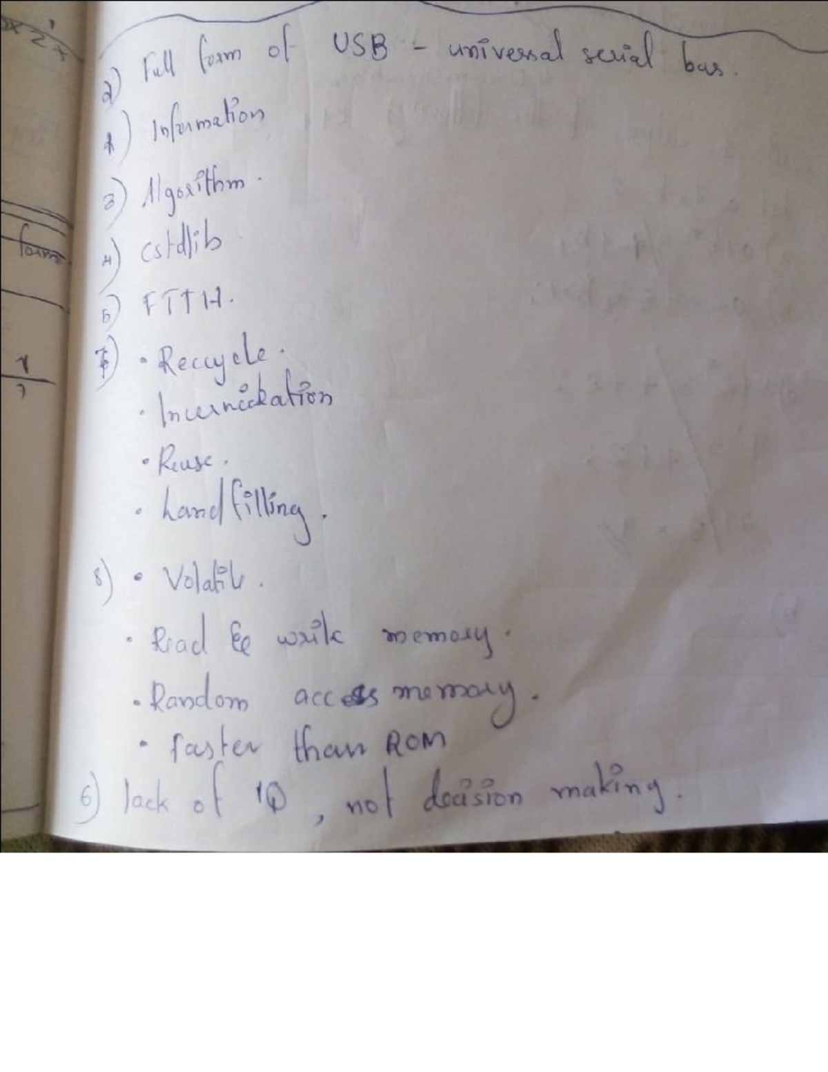 Computer science notes - Computer Science SL - Studocu