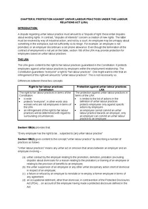 Chapter 5 Employment Equity ACT (EEA) - CHAPTER 5: EMPLOYMENT EQUITY ...