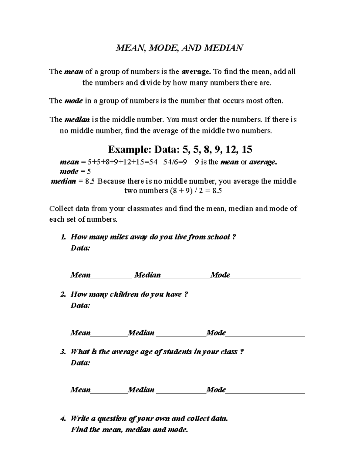 EM 19 - This is coursework for Essential Mathematics. This worksheet ...