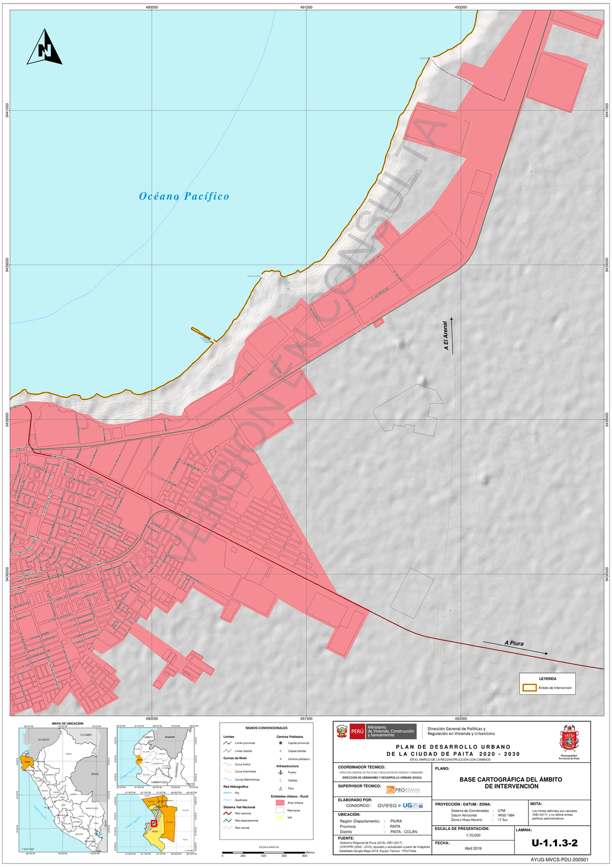 Plano de paita base - PUNTA ÑES PUNTA CUÑUS TP MAPLE ETANOL- PAITA 50 ...