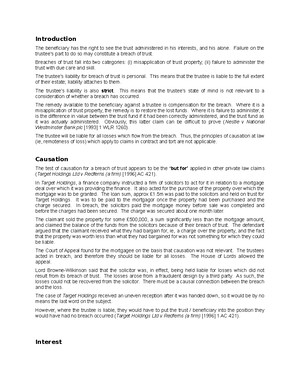 Particulars of a Claim - Example - IN THE HIGH COURT OF JUSTICE Claim ...