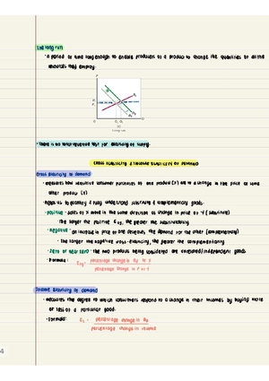 LECTURE NOTES ON SUPPLY AND DEMAND PART 1 - economics - Studocu