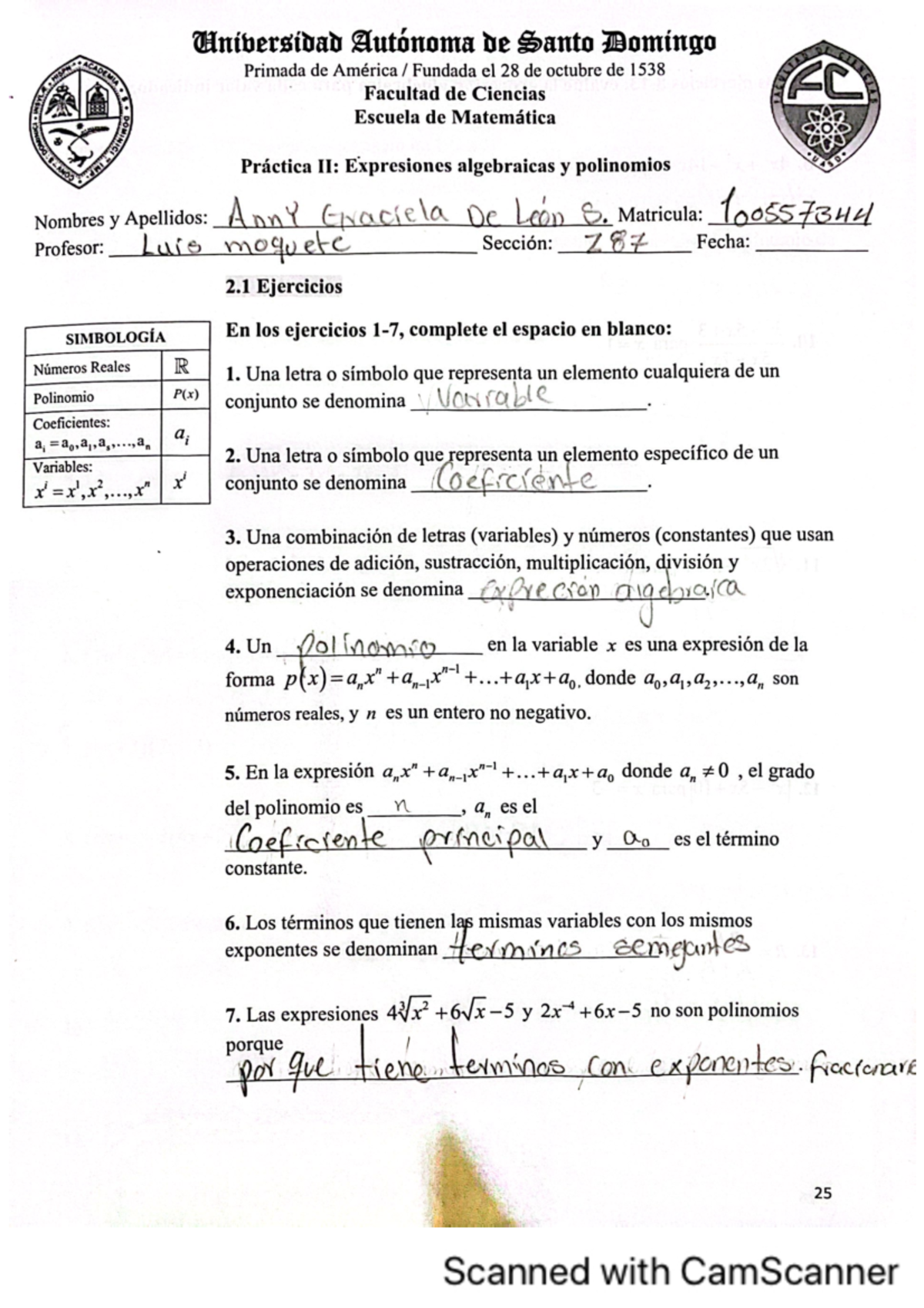 Ejercicios 25,26y27 - Matemática Básica - Studocu