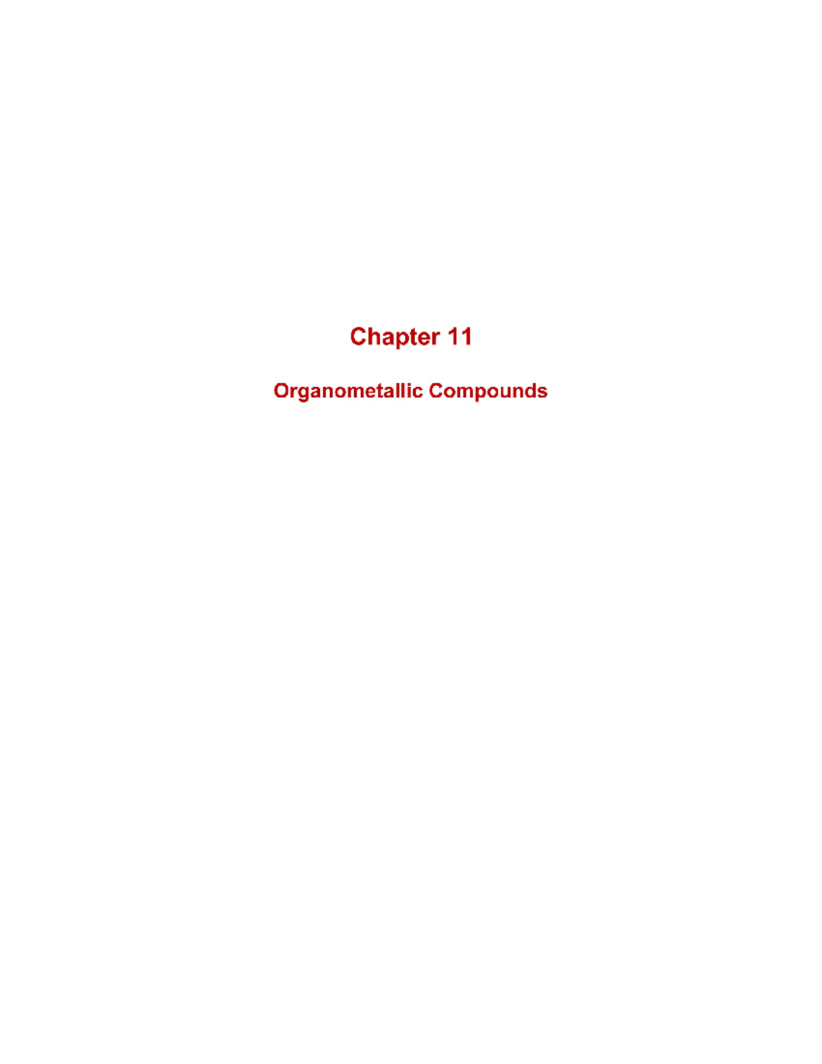 Chapter 11 Notes - CHEM 2212 - Studocu