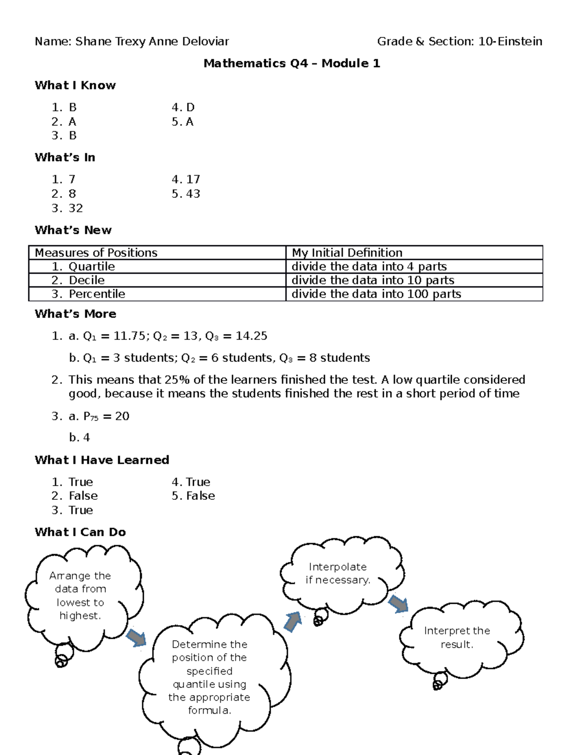 Math output image about geometry and trinomials - Name: Shane Trexy ...