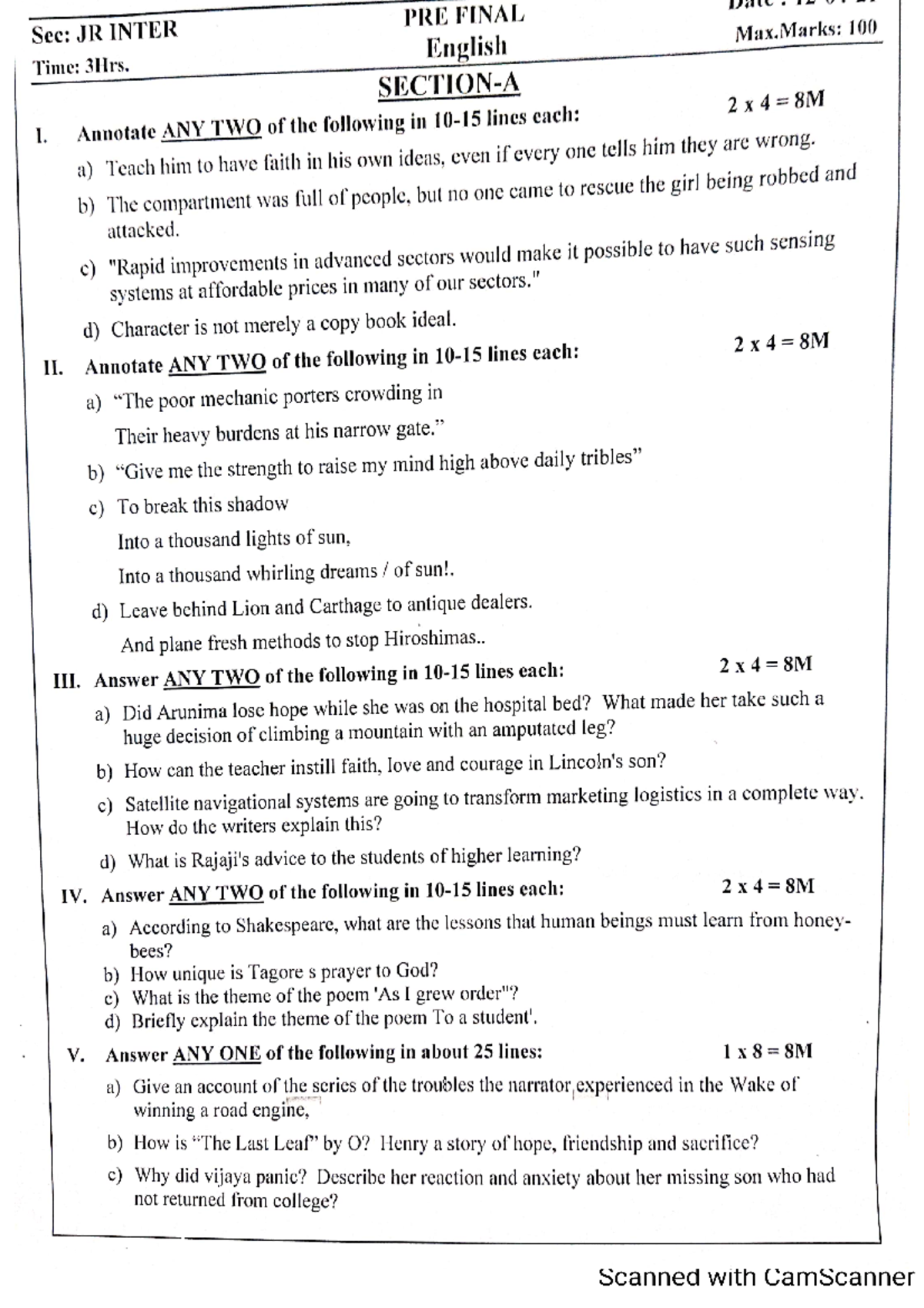 Jr Eng Pre-final - Study well - MPC intermediate - Studocu