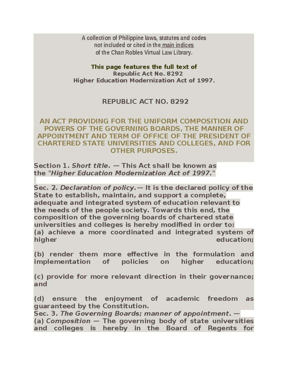 Mem645 educ laws - this is just a hand outs - A collection of ...