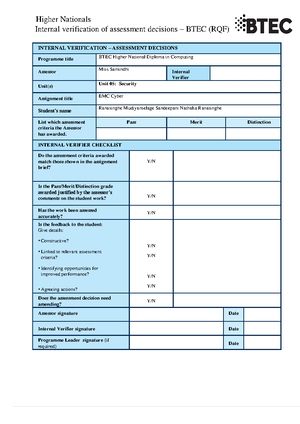 esoft Maths - answers. hnd in computing - Higher Nationals – Internal ...