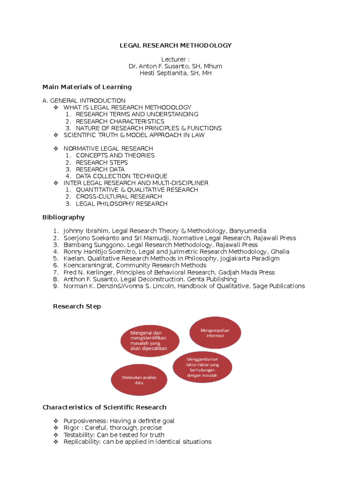 Legal Research Methods - Class A - Fourth Meeting (Background) - LEGAL ...