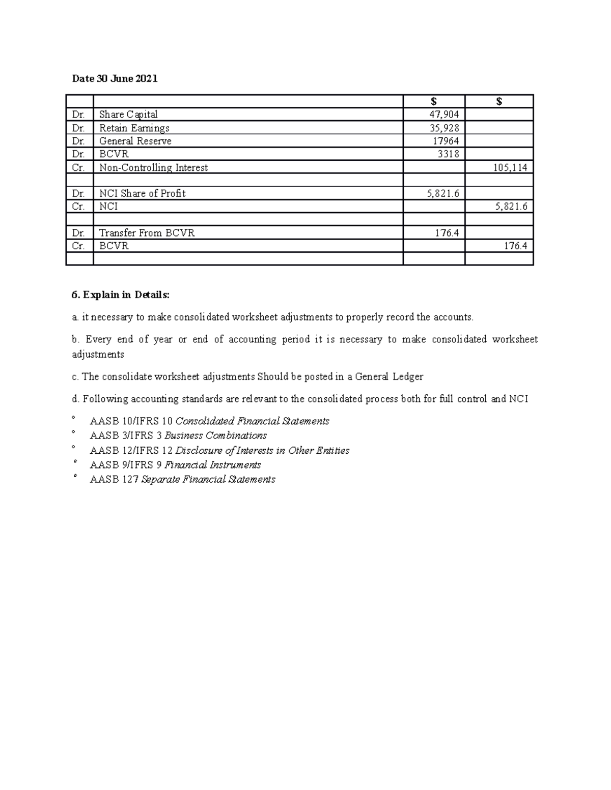 IFRS Explanation - Every end of year or end of accounting period it is ...