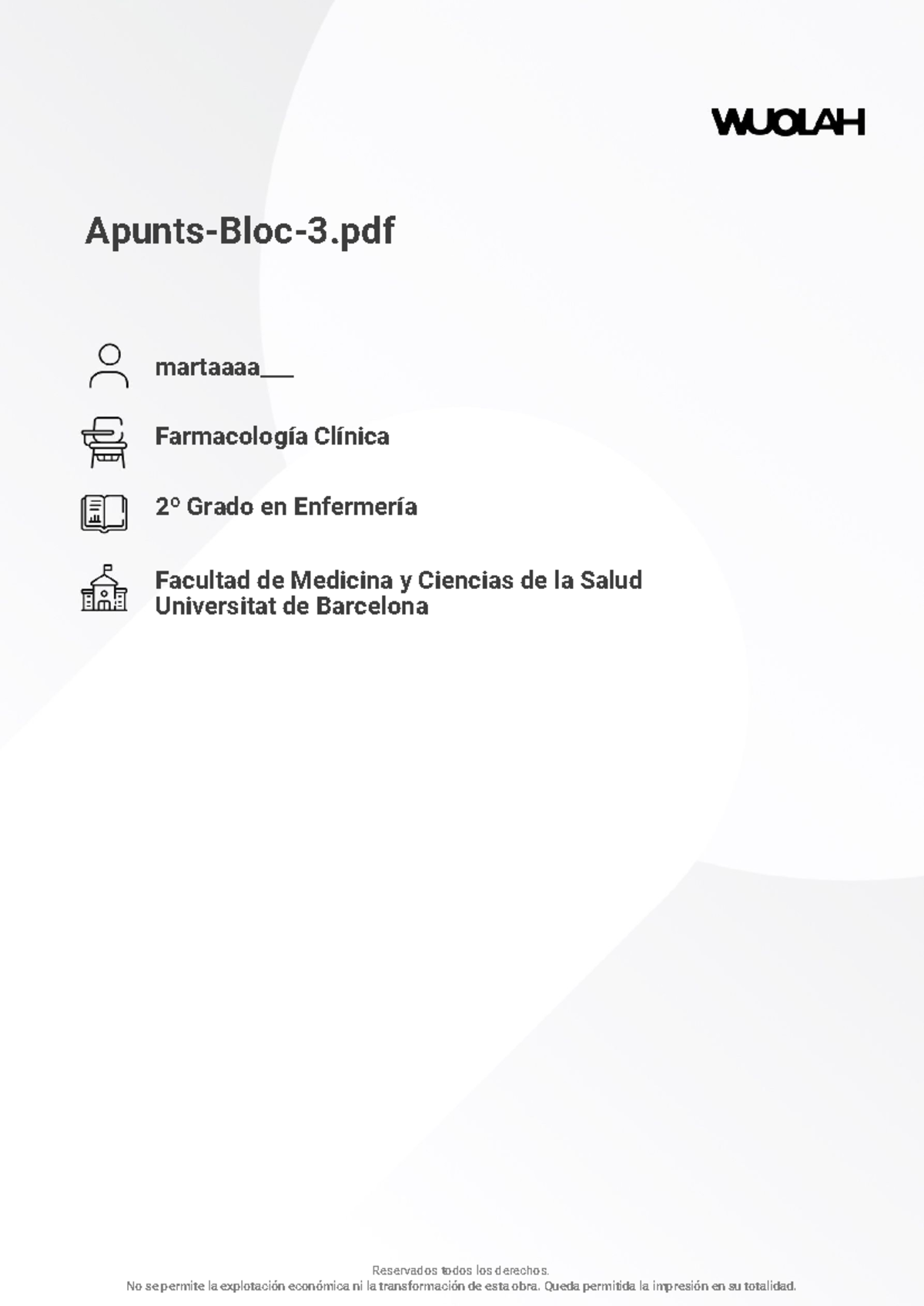 Bloc 3 farmacologia - njknoj - Apunts-Bloc-3 martaaaa___ Farmacología ...
