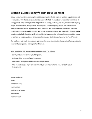 TTU ADRS 3327 Reader Section 9 Communication Strategies - Section 9 ...