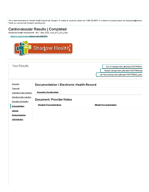 D028 Shadow Health Focus ABD PAIN Esther PARK Subjective - Subjective ...