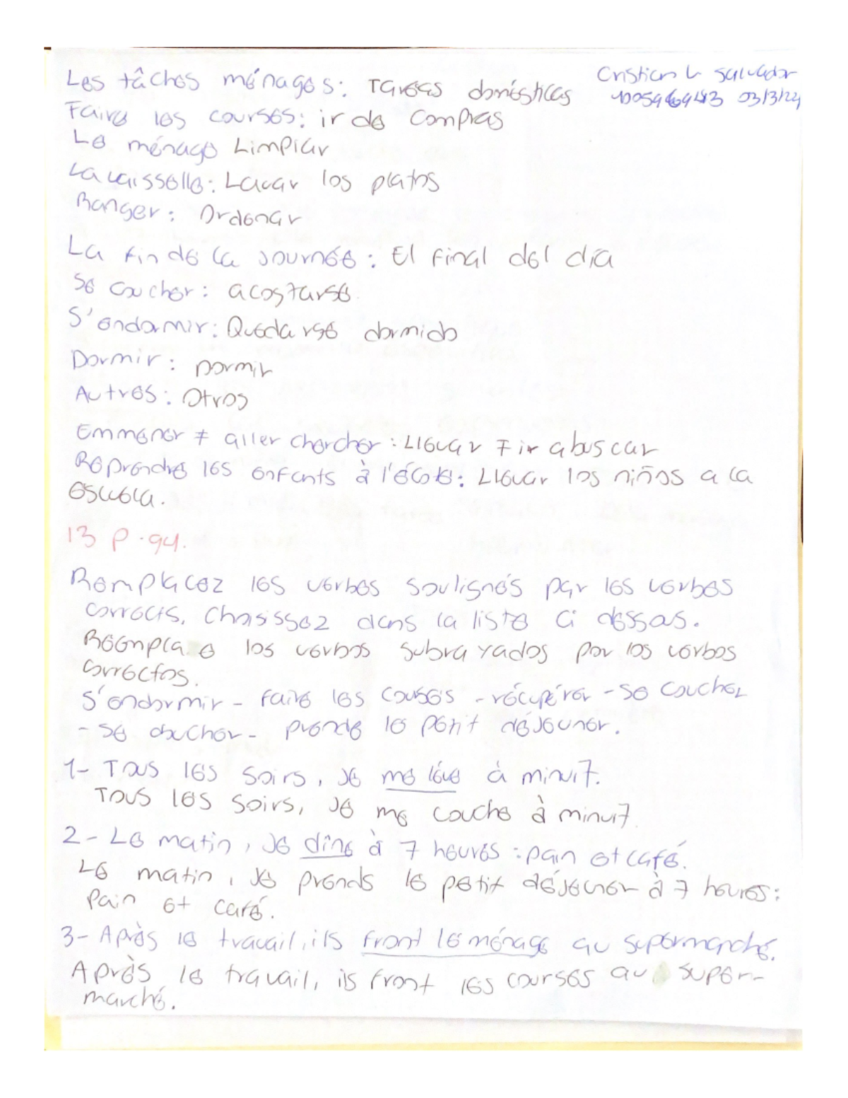 Dosier 4 parte 2 - Francés II - Studocu