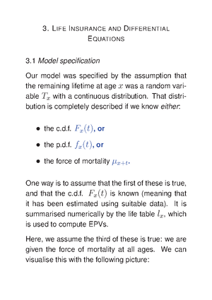 CT5 - HW - LM1 - Ch7notes - F71AF — Life Insurance Mathematics 1, 2012/ ...