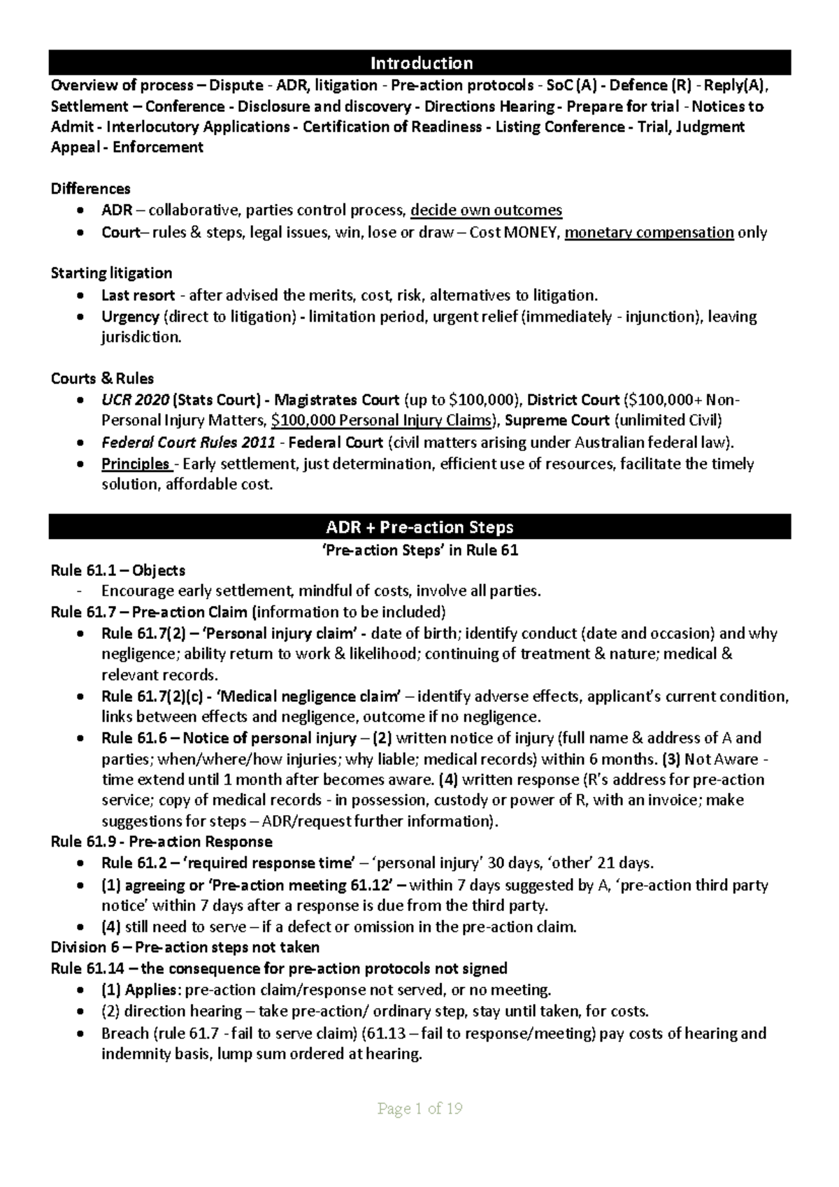 DRE exam (copy) - Exam Example - Introduction Overview of process 3 ...