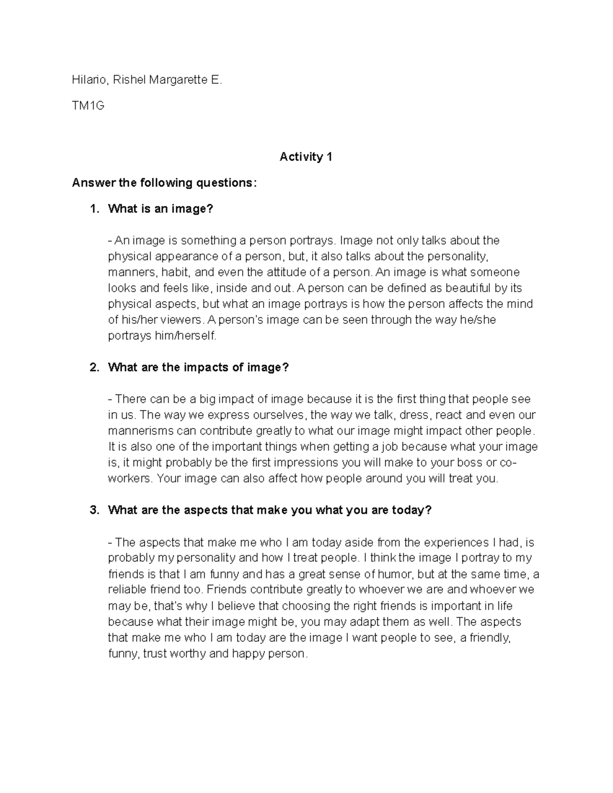Activity 1 - Image - 2nd year - Hilario, Rishel Margarette E. TM1G ...