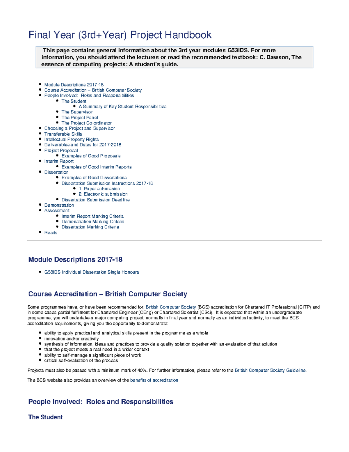 Final Year (3rd+Year) Project Handbook - Final Year (3rd+Year) Project ...