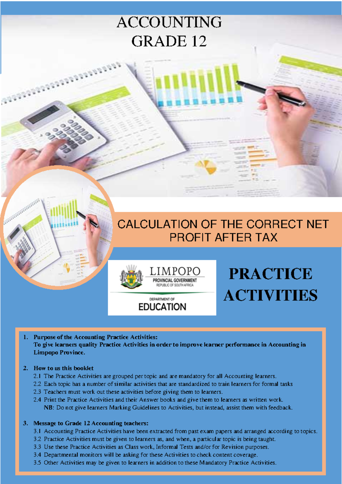 Correct NET Profit Practice Activities Final - [DOCUMENT TITLE ...