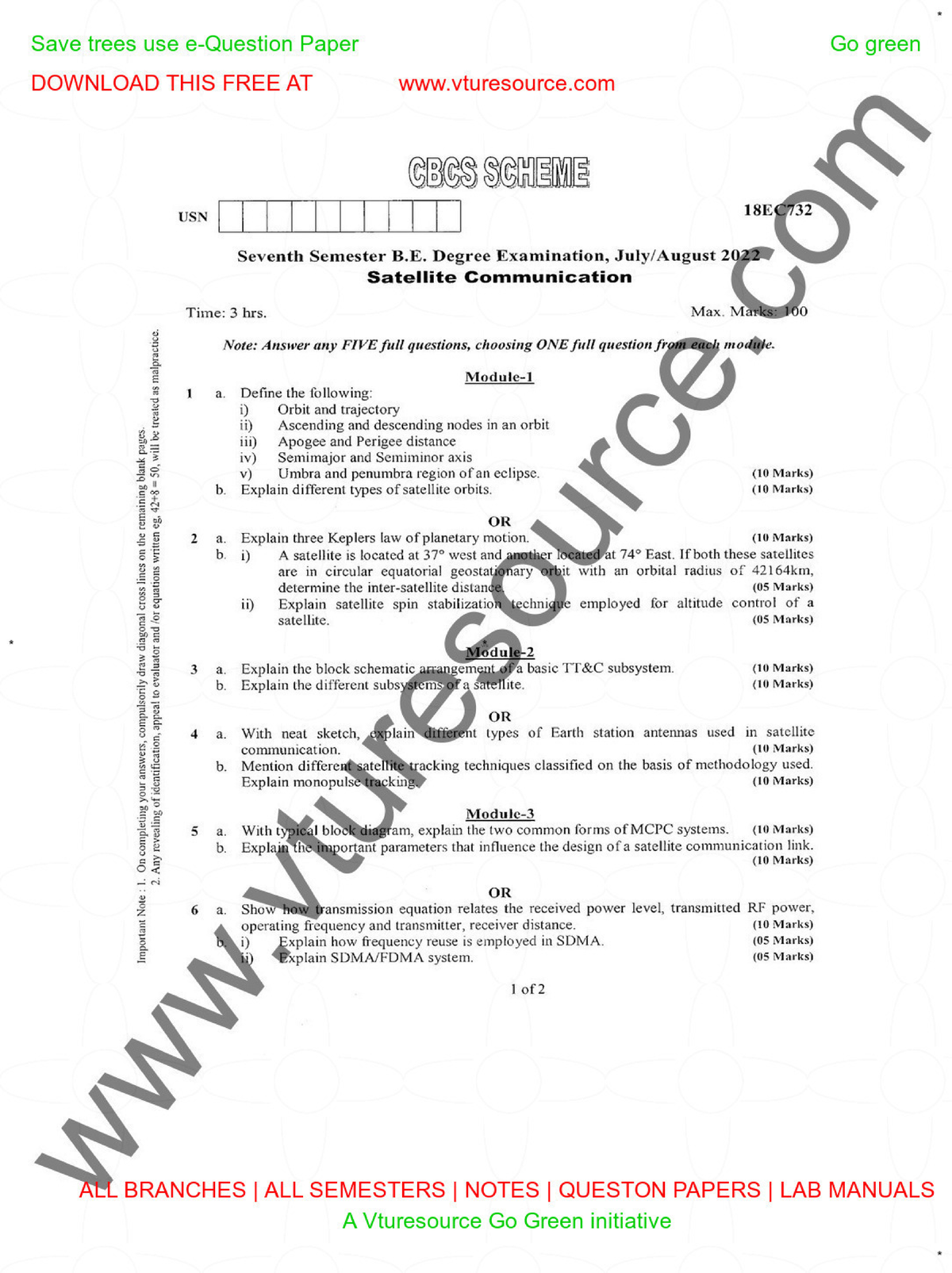 Aug-2022 - question paper - Element Of Electronics Engineering - Studocu