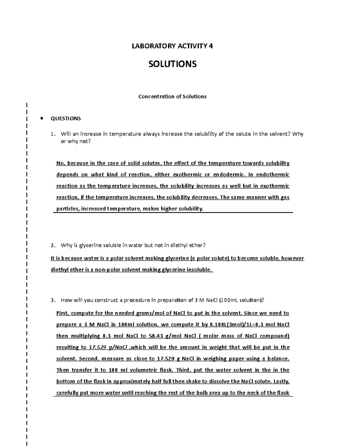 CHEM Labrep-4-solutions - LABORATORY ACTIVITY 4 SOLUTIONS Concentration ...
